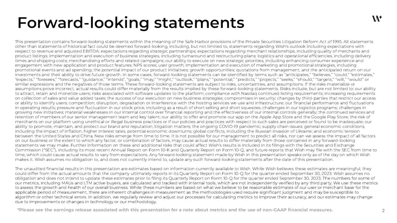 ContextLogic Inc. 2023 Q3 - Results - Earnings Call Presentation ...