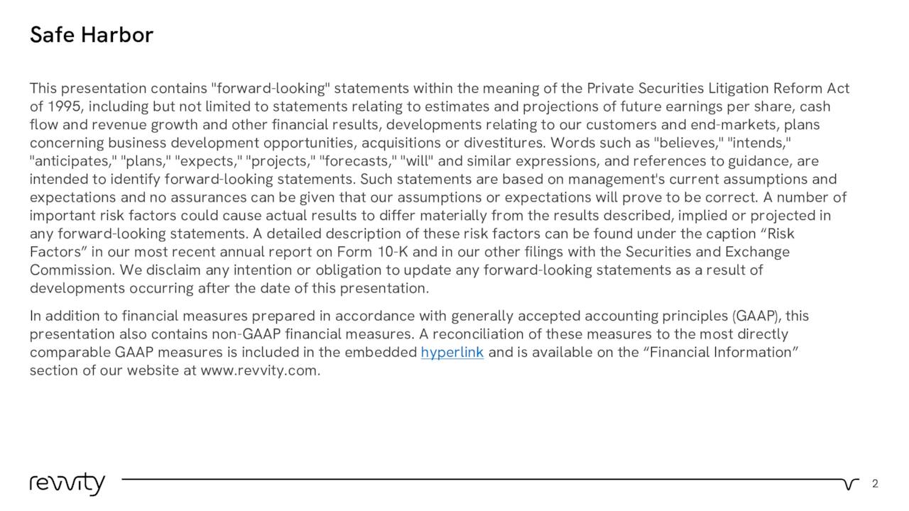 Revvity, Inc. 2023 Q1 - Results - Earnings Call Presentation (NYSE:RVTY ...