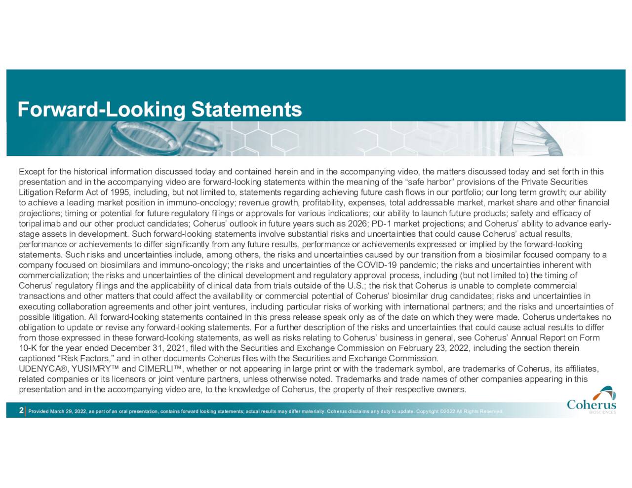 Coherus BioSciences (CHRS) Investor Presentation - Slideshow (NASDAQ ...