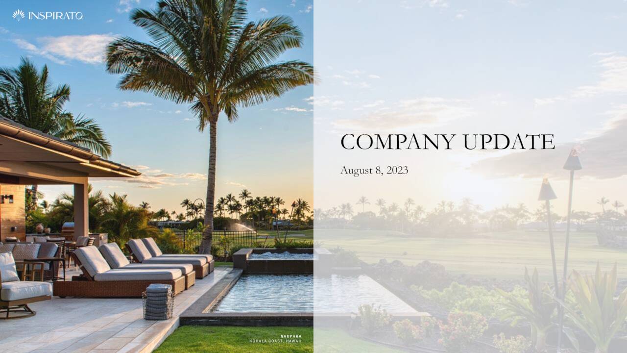 Inspirato Incorporated 2023 Q2 - Results - Earnings Call Presentation (NASDAQ:ISPO) | Seeking Alpha