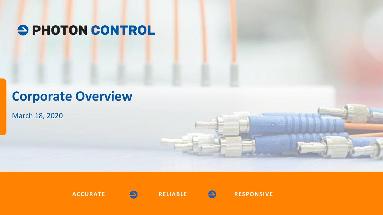 Photon Control Inc. 2019 Q4 - Results - Earnings Call Presentation ...