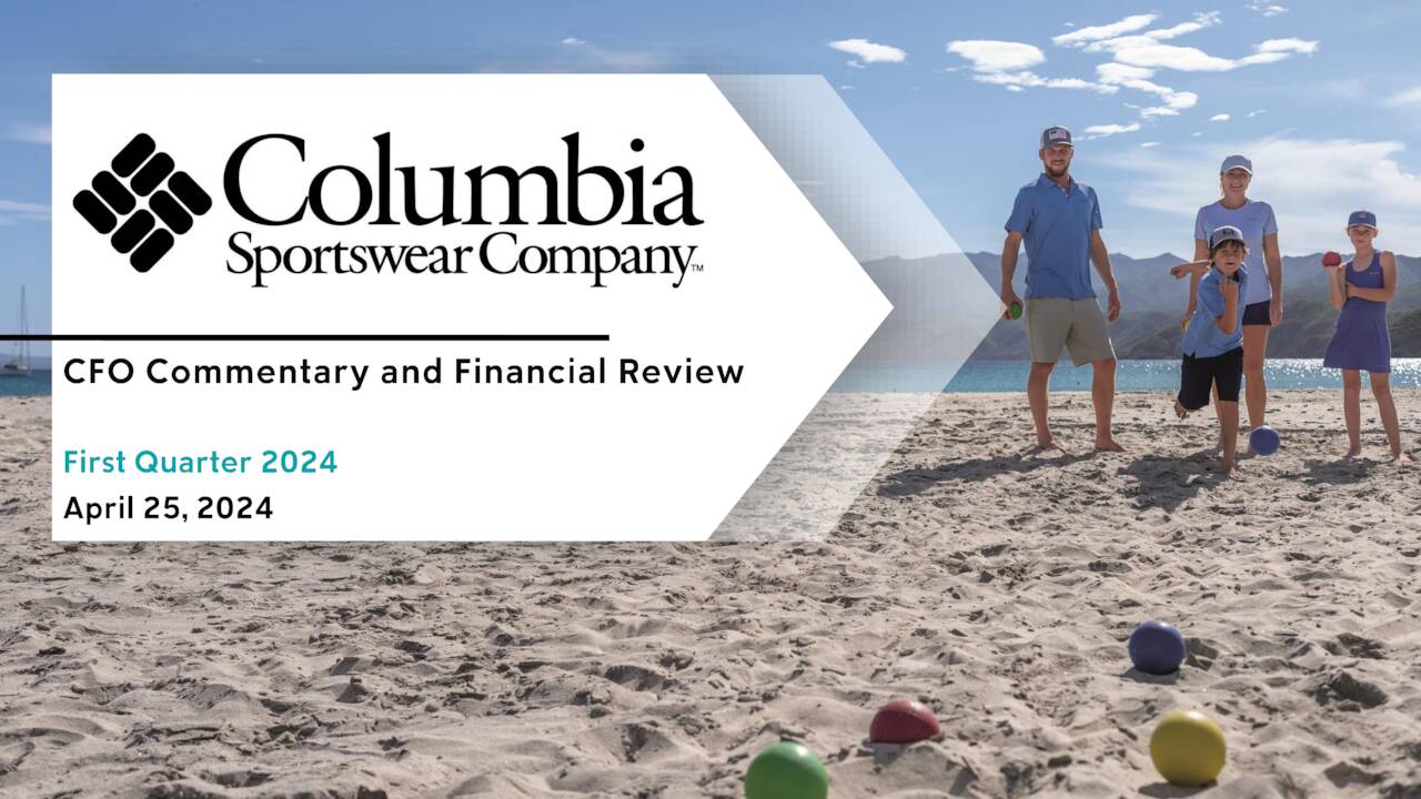 Columbia Sportswear Company 2024 Q1 - Results - Earnings Call Presentation (NASDAQ:COLM ...
