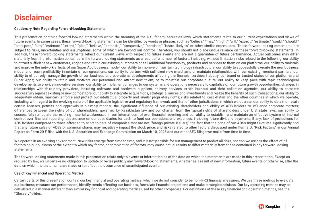 Joint Stock Company Kaspi.kz 2025 Q3 - Results - Earnings Call ...