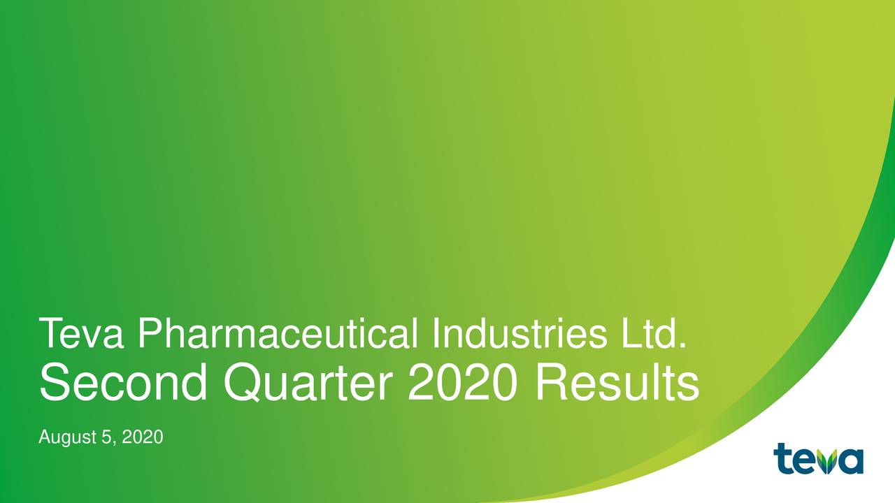 Teva Pharmaceutical Industries Limited 2020 Q2 - Results - Earnings ...