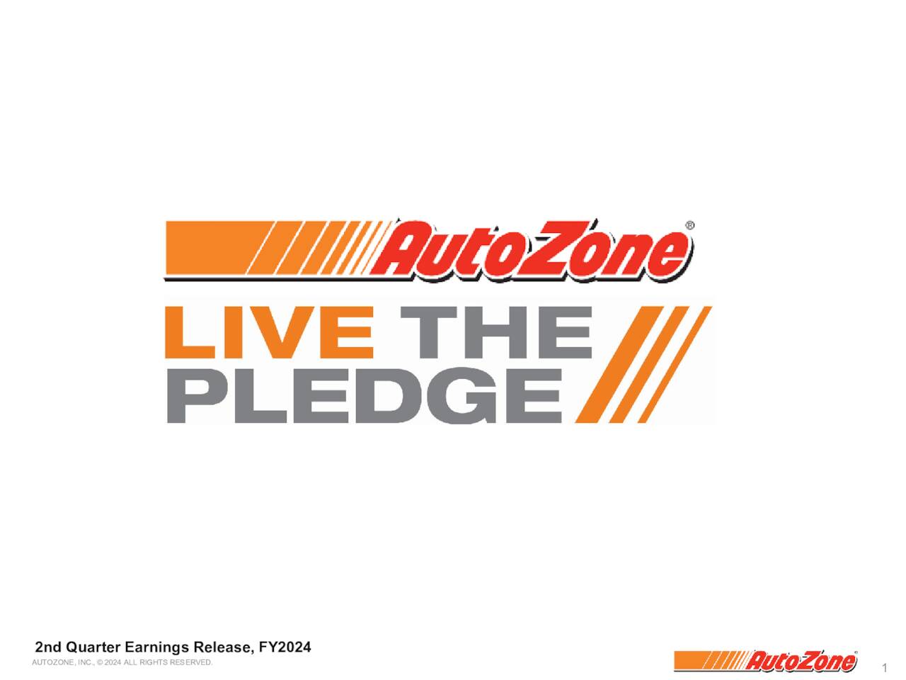 AutoZone, Inc. 2024 Q2 - Results - Earnings Call Presentation (NYSE:AZO) | Seeking Alpha