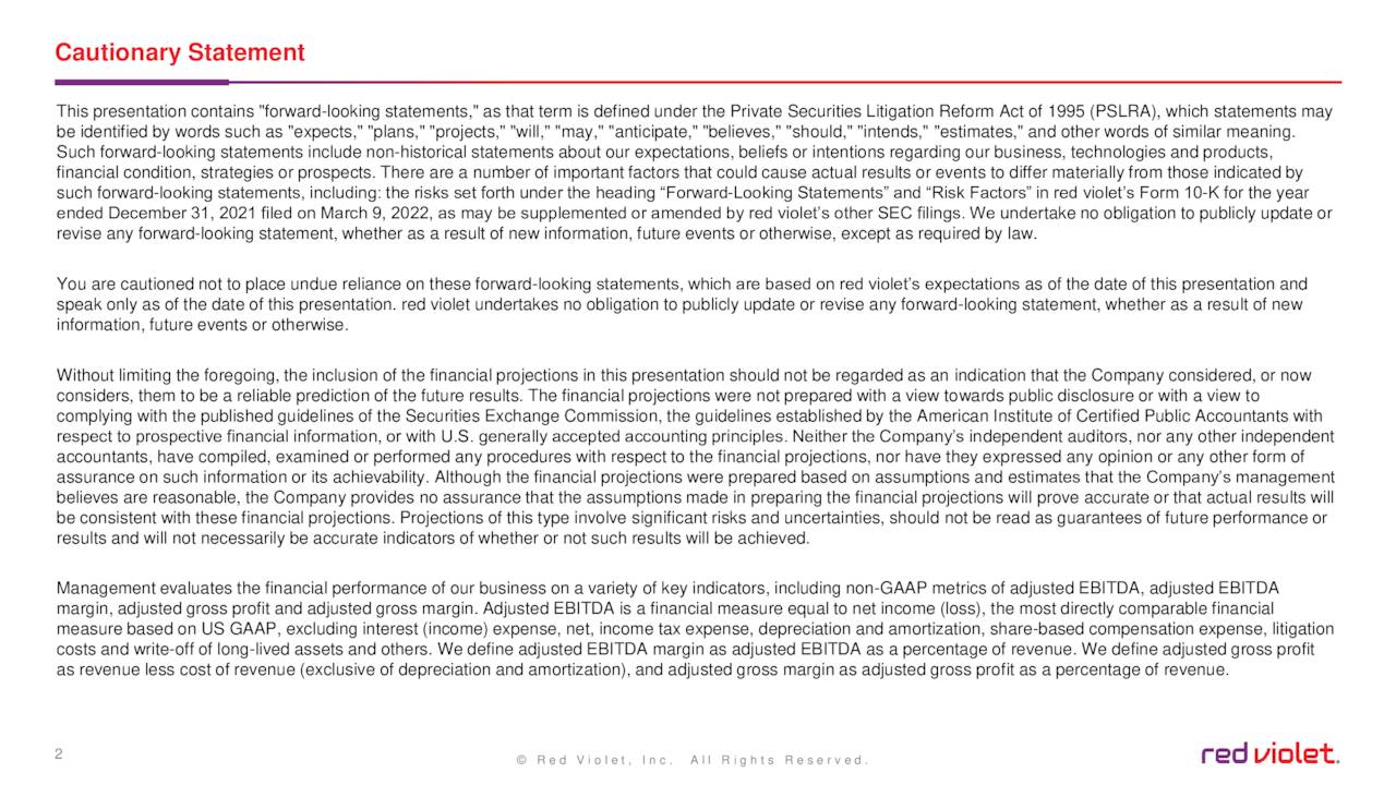 Red Violet, Inc. 2022 Q2 - Results - Earnings Call Presentation (NASDAQ ...
