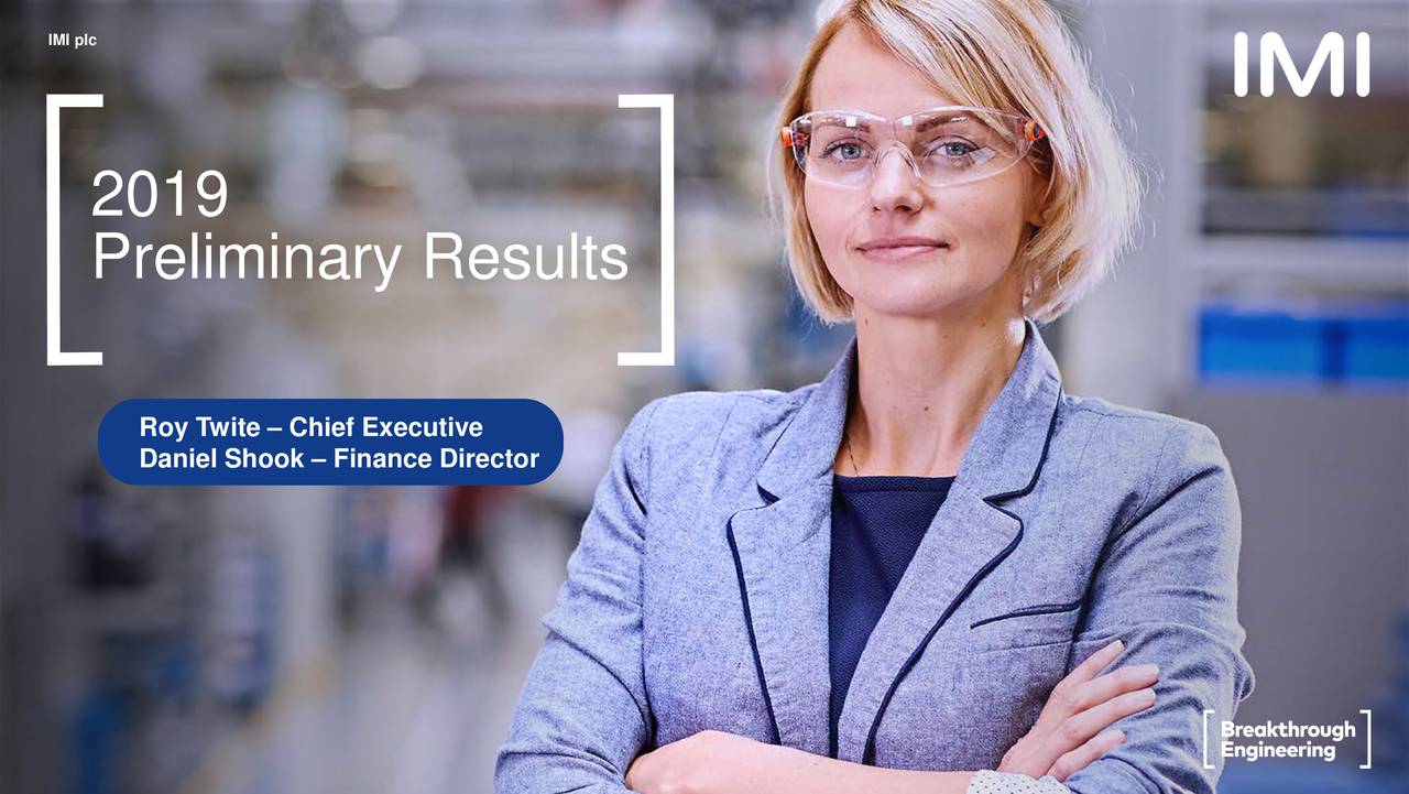 IMI plc 2019 Q4 - Results - Earnings Call Presentation (OTCMKTS:IMIAF ...