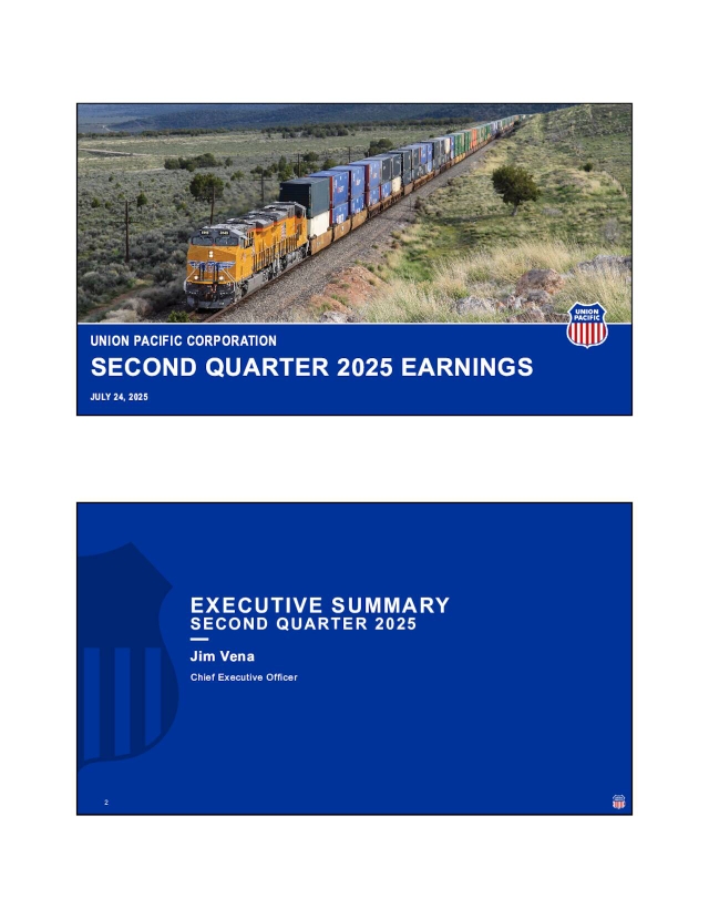 Union Pacific Corporation 2025 Q2 - Results - Earnings Call ...