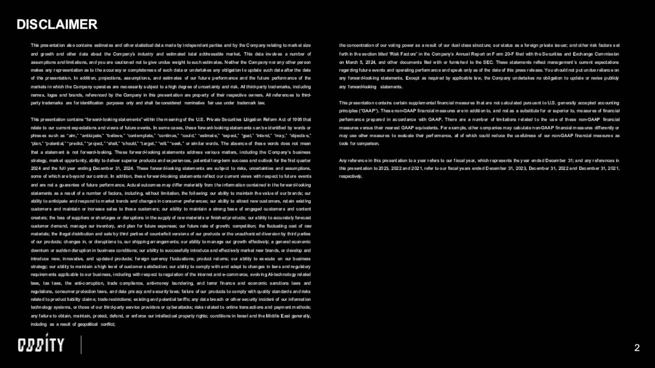 Oddity Tech Ltd. 2023 Q4 - Results - Earnings Call Presentation (NASDAQ ...