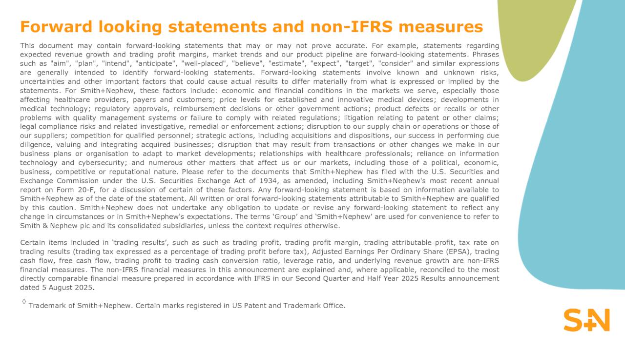 Smith & Nephew plc (SNN) Q3 2025 Sales/ Trading Statement Call ...