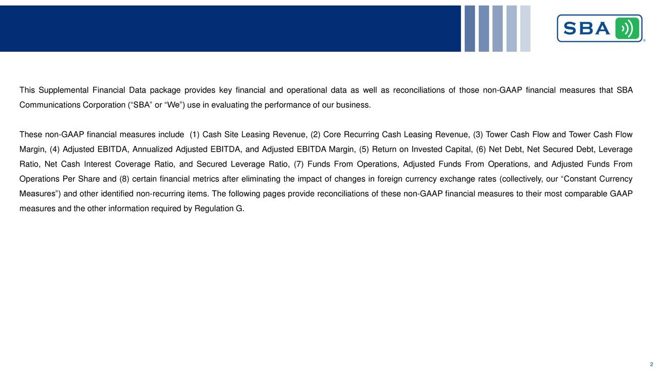 SBA Communications Corporation 2018 Q3 - Results - Earnings Call Slides ...