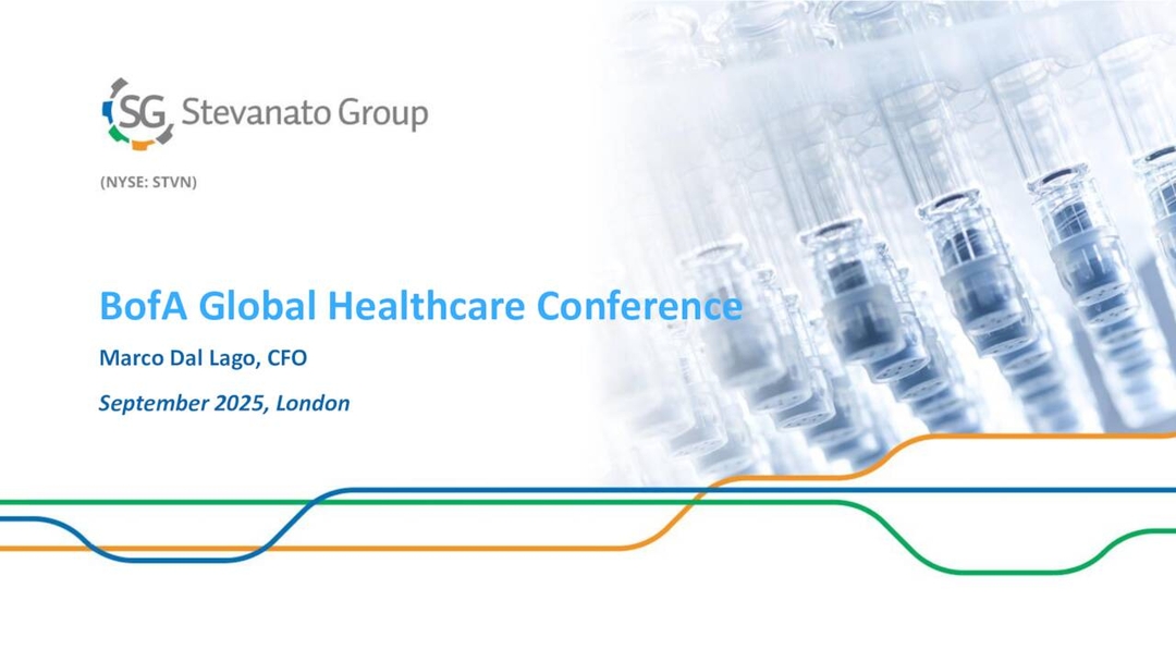 Stevanato Group S.p.A. (STVN) Presents at Bank of America Global ...