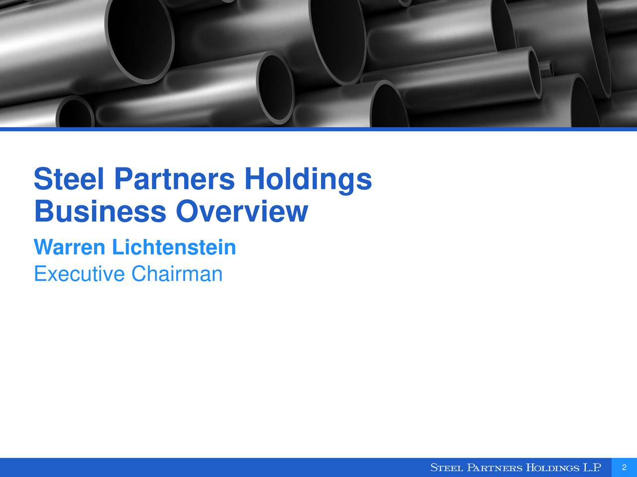 Steel Partners Holdings (SPLP) Investor Presentation - Slideshow ...