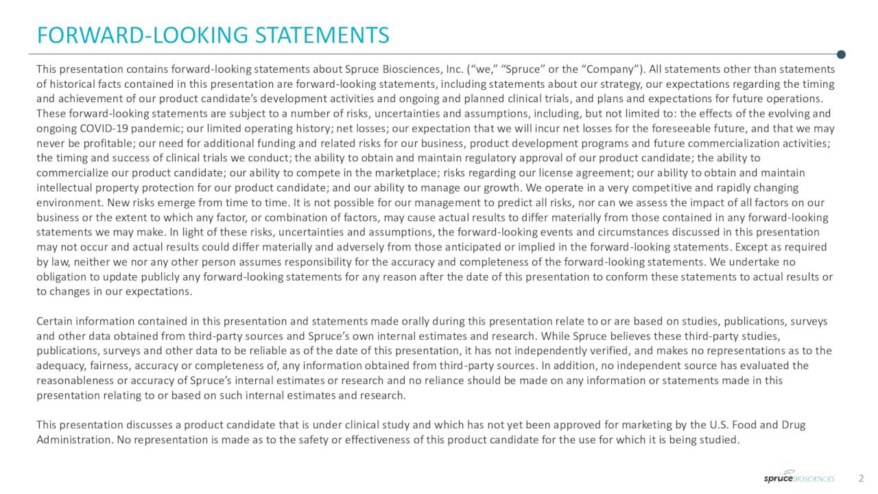 Spruce Biosciences (SPRB) Investor Presentation - Slideshow (OTCMKTS ...
