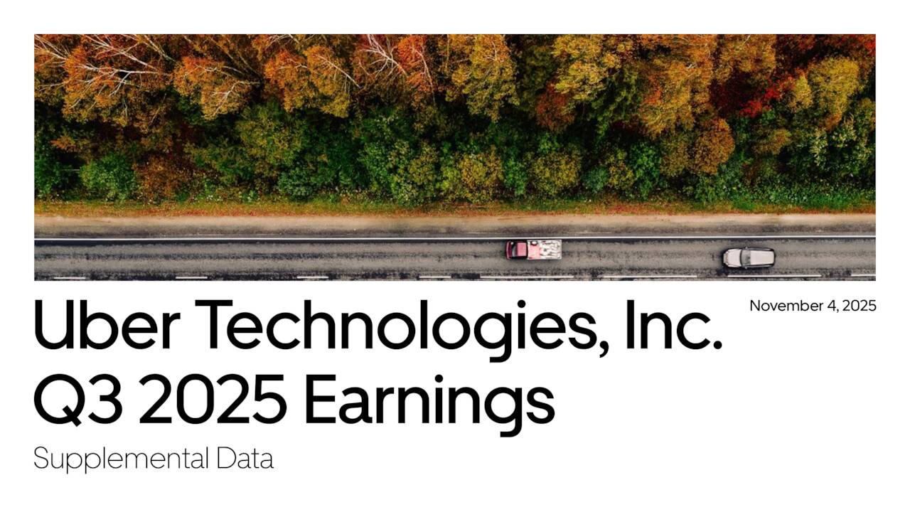 Uber Technologies, Inc. 2025 Q3 - Results - Earnings Call Presentation ...