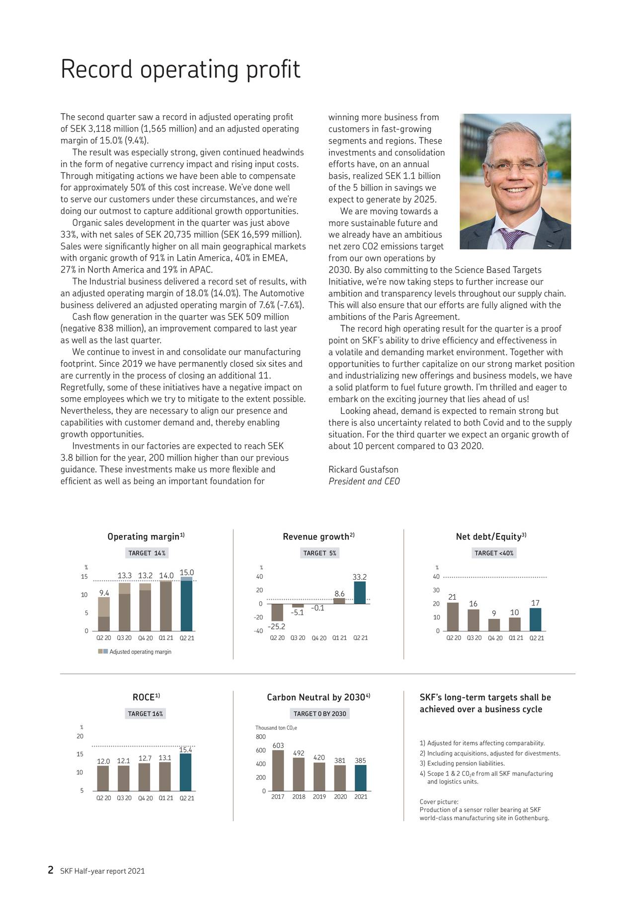 AB SKF (publ) 2021 Q2 - Results - Earnings Call Presentation (OTCMKTS:SKFRY) | Seeking Alpha