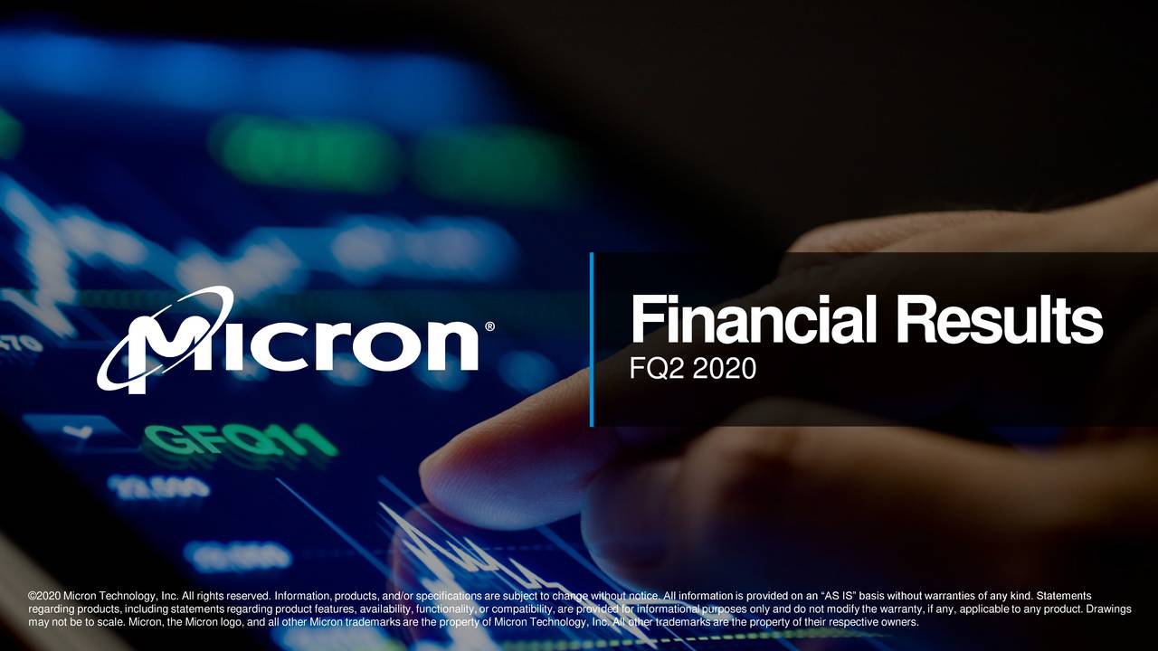 Micron Technology, Inc. 2020 Q2 - Results - Earnings Call Presentation ...