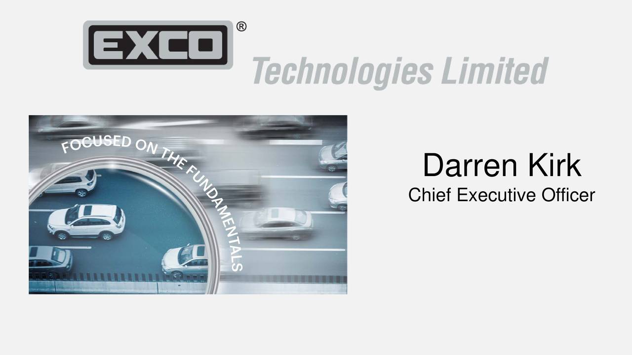 Exco Technologies Limited 2019 Q4 - Results - Earnings Call ...