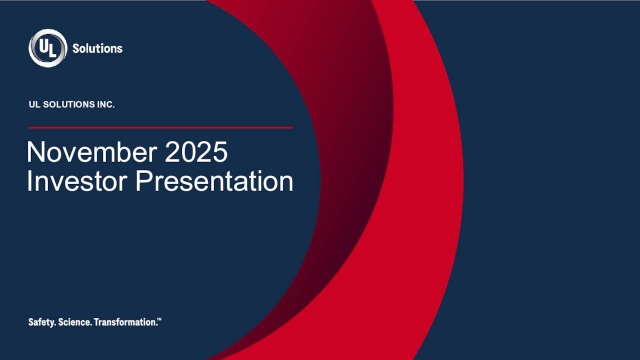 UL Solutions Inc. (ULS) Presents at J.P. Morgan 2025 Ultimate Services ...