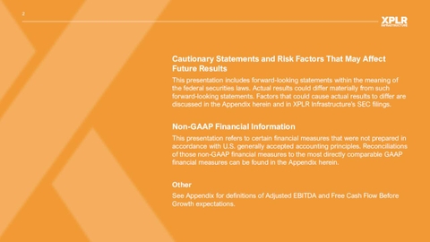 XPLR Infrastructure, LP Common Units 2025 Q3 - Results - Earnings Call ...