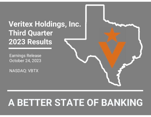 Veritex Holdings, Inc. 2023 Q3 - Results - Earnings Call Presentation ...