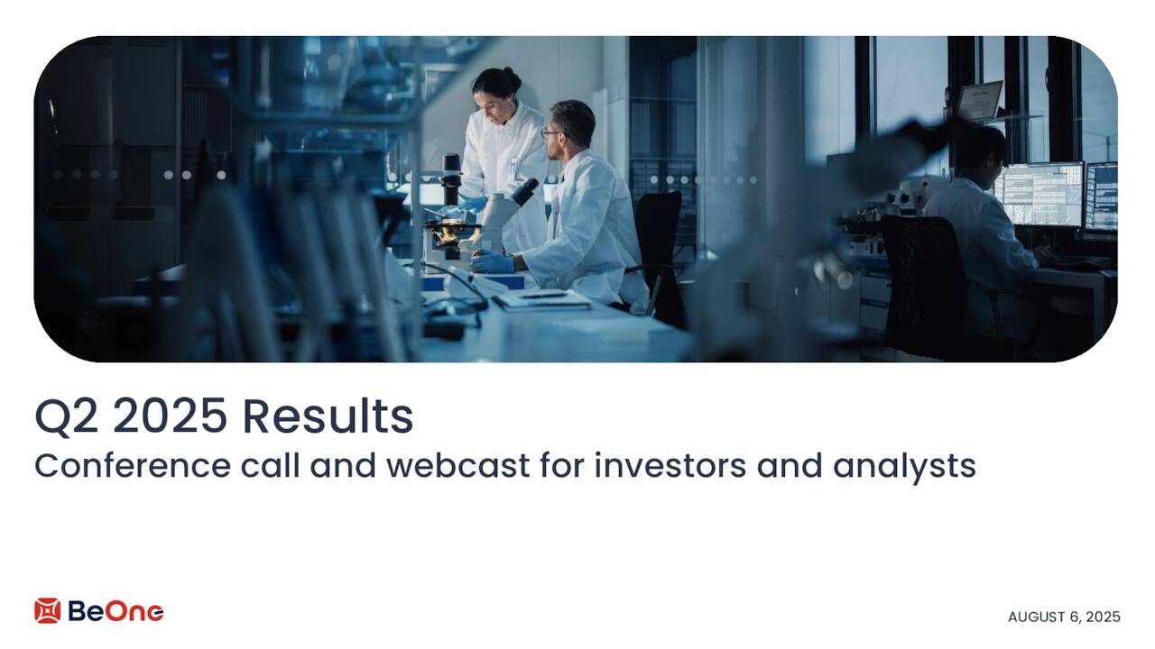 BeOne Medicines Ltd. 2025 Q2 - Results - Earnings Call Presentation (NASDAQ:ONC) | Seeking Alpha