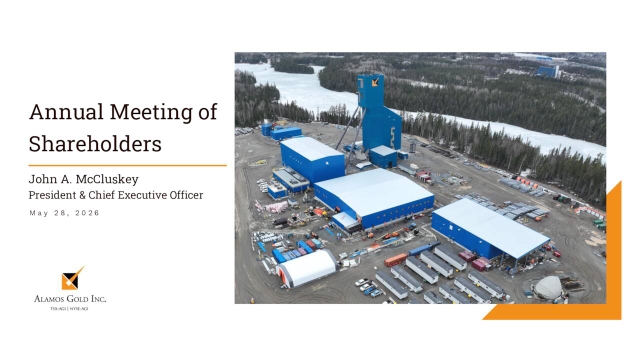 Alamos Gold Inc. (AGI:CA) Shareholder/Analyst Call - Slideshow (TSX:AGI ...