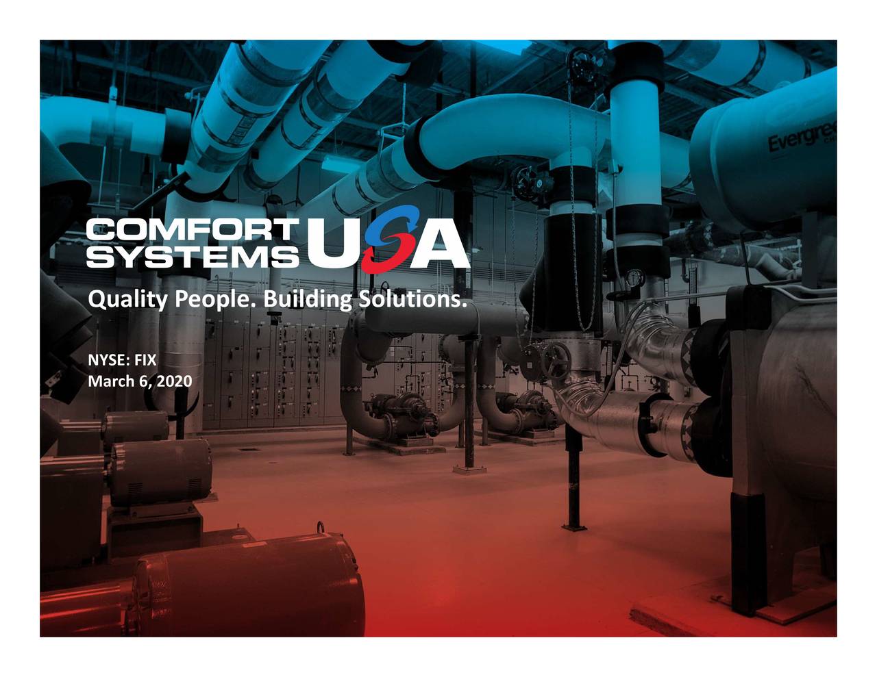 Comfort Systems USA (FIX) Investor Presentation - Slideshow (NYSE:FIX ...