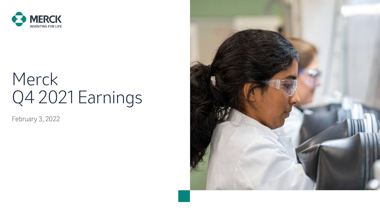 Merck & Co., Inc. 2022 Q4 - Results - Earnings Call Presentation (NYSE ...