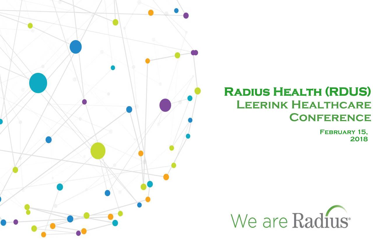 Radius Health (RDUS) Presents At Leerink Partners 7th Annual Global ...