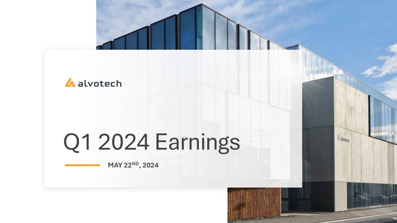 Alvotech 2024 Q1 - Results - Earnings Call Presentation (NASDAQ:ALVO ...
