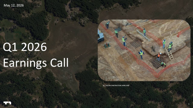 T1 Energy Inc. 2026 Q1 - Results - Earnings Call Presentation (NYSE:TE ...