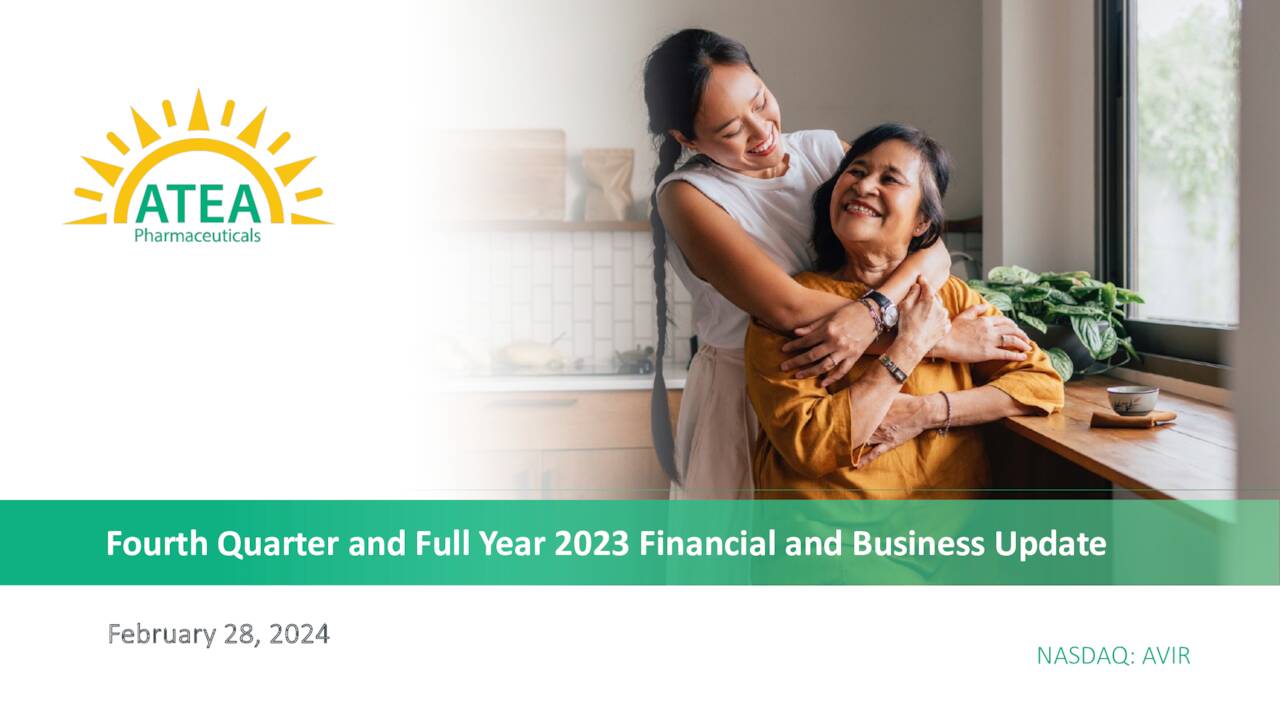 Atea Pharmaceuticals, Inc. 2023 Q4 - Results - Earnings Call ...