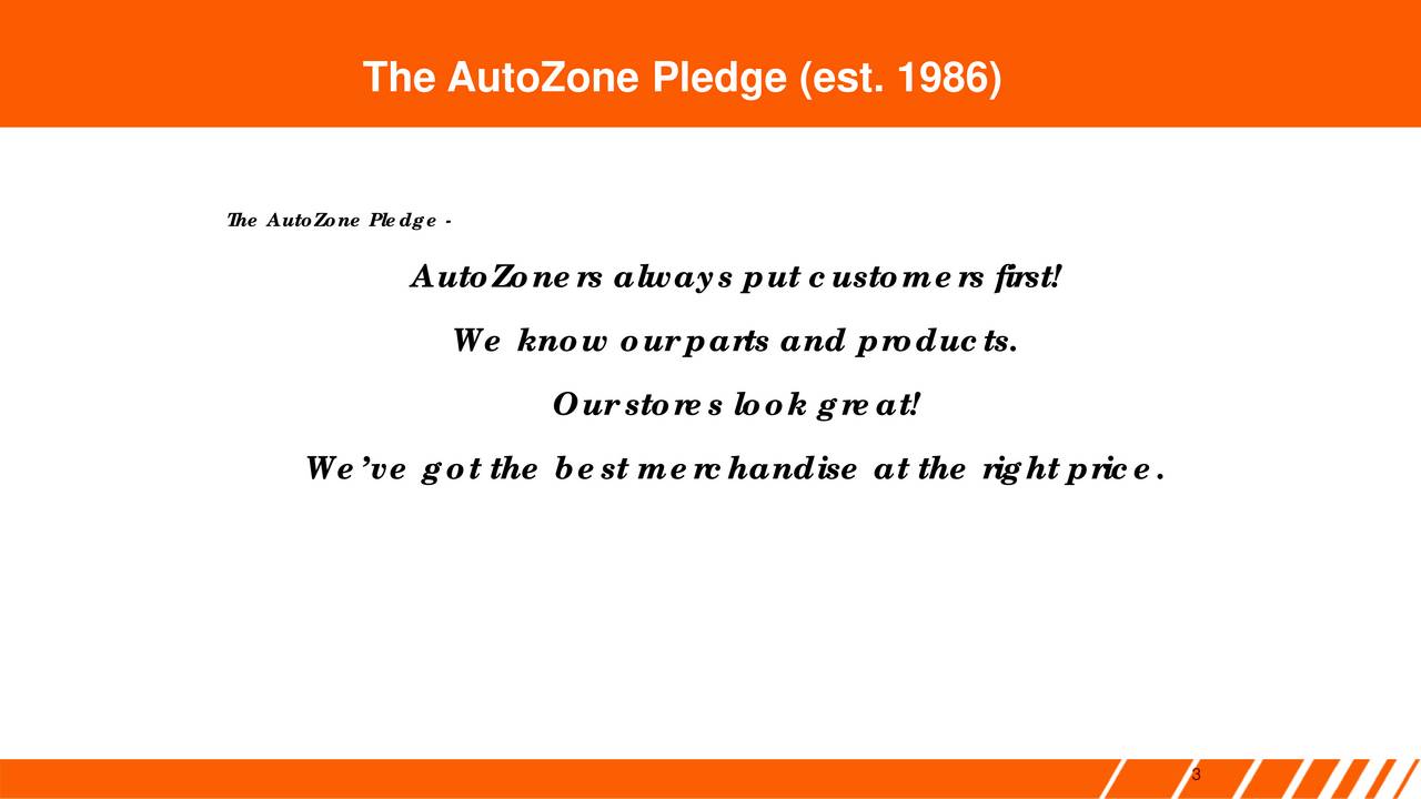 AutoZone (AZO) Presents At The Raymond James 38th Annual Institutional ...