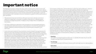 The Sage Group plc 2025 Q4 - Results - Earnings Call Presentation ...