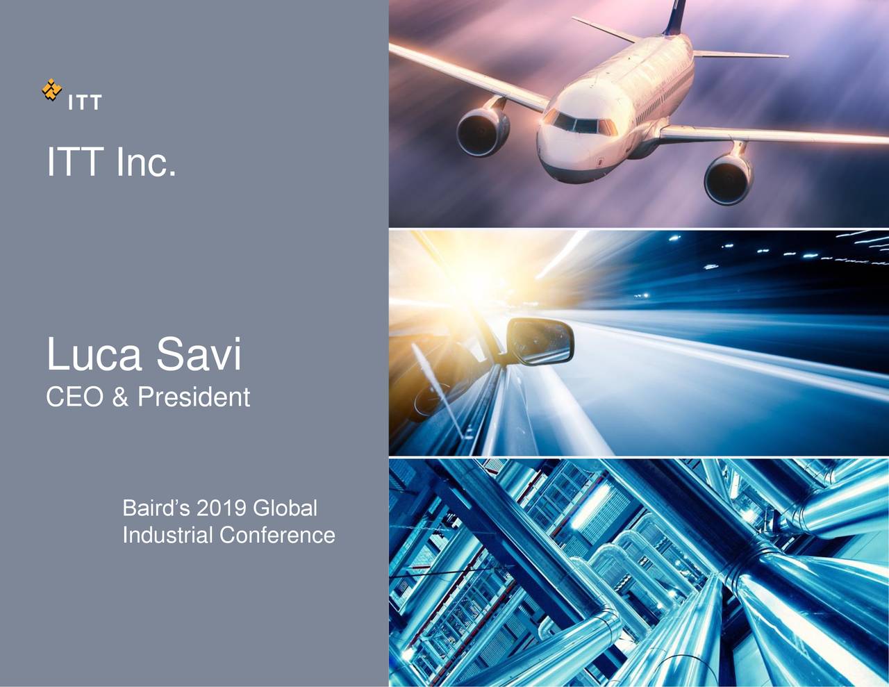 ITT (ITT) Presents At Baird's 2019 Global Industrial Conference ...