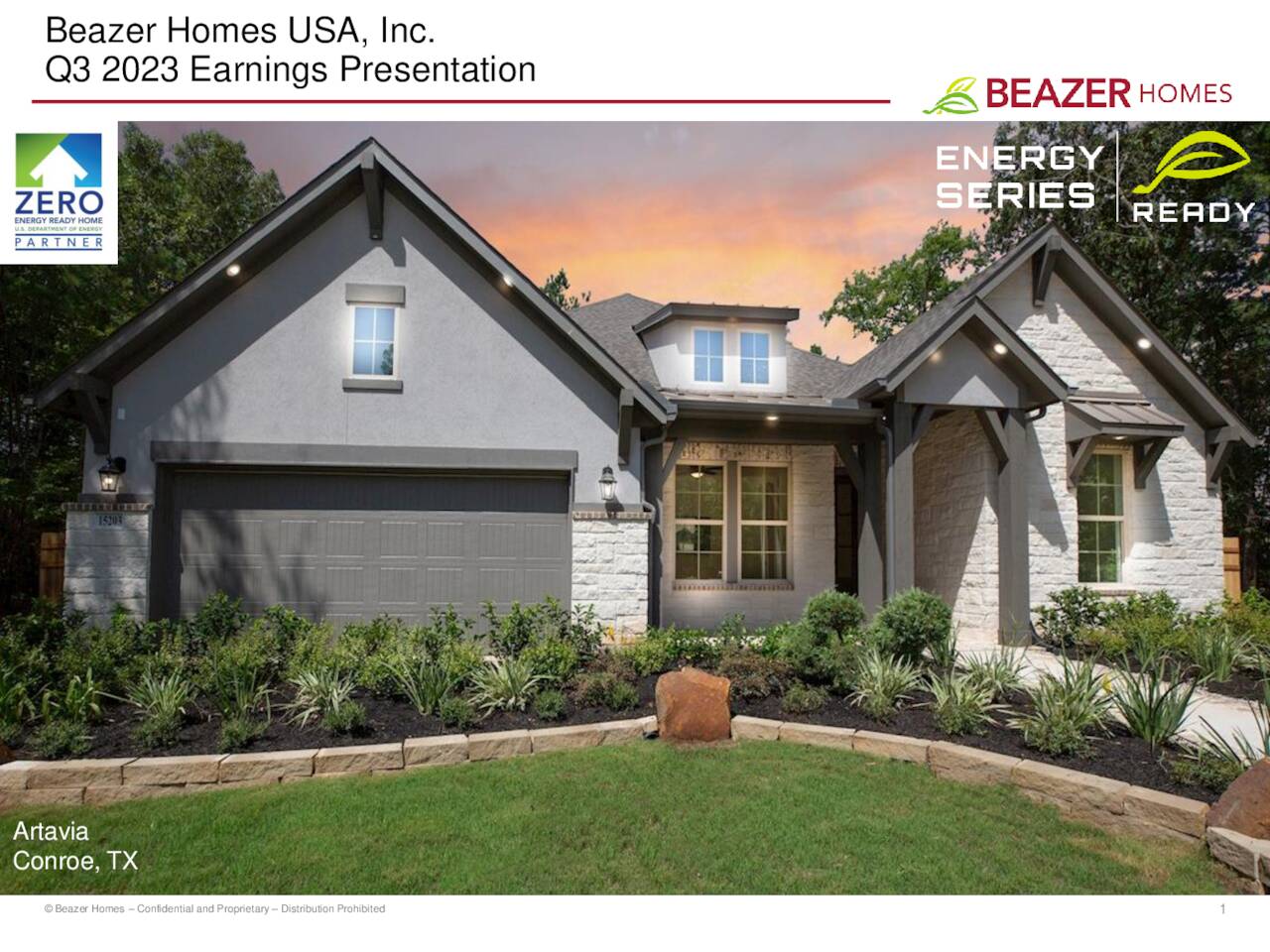 Beazer Homes USA, Inc. 2023 Q3 - Results - Earnings Call Presentation ...
