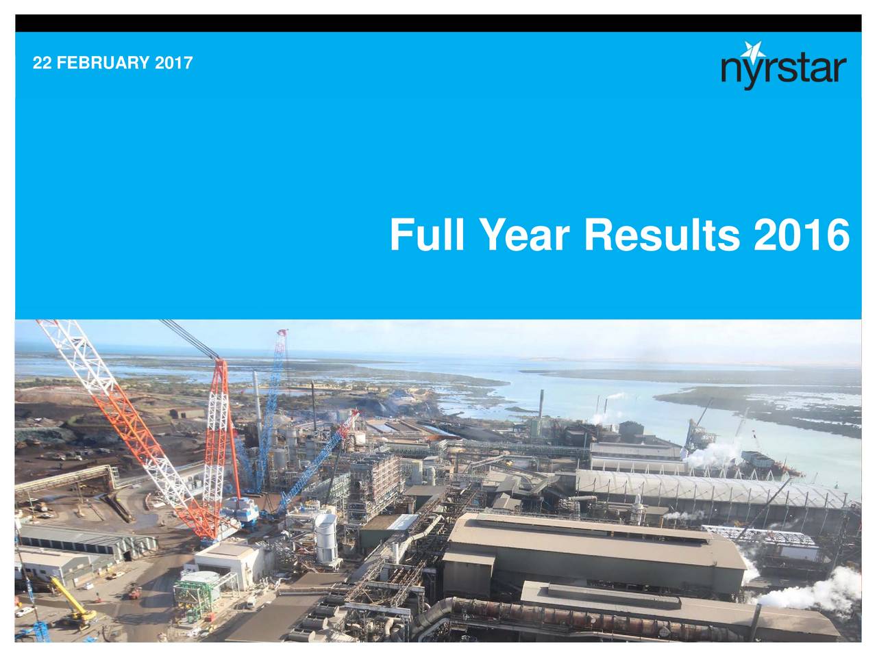 Nyrstar NV 2016 Q4 - Results - Earnings Call Slides (OTCMKTS:NYRSF) | Seeking Alpha
