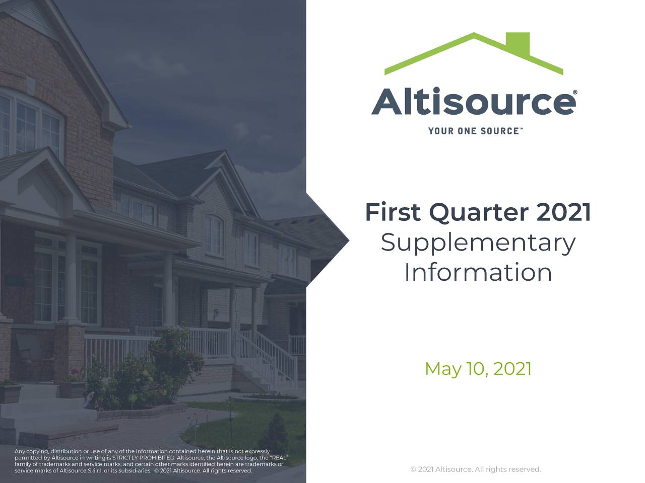 Altisource Portfolio Solutions S.A. 2021 Q1 - Results - Earnings Call ...