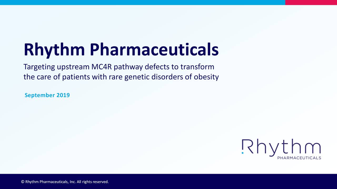 Rhythm Pharmaceuticals (RYTM) Investor Presentation - Slideshow (NASDAQ ...