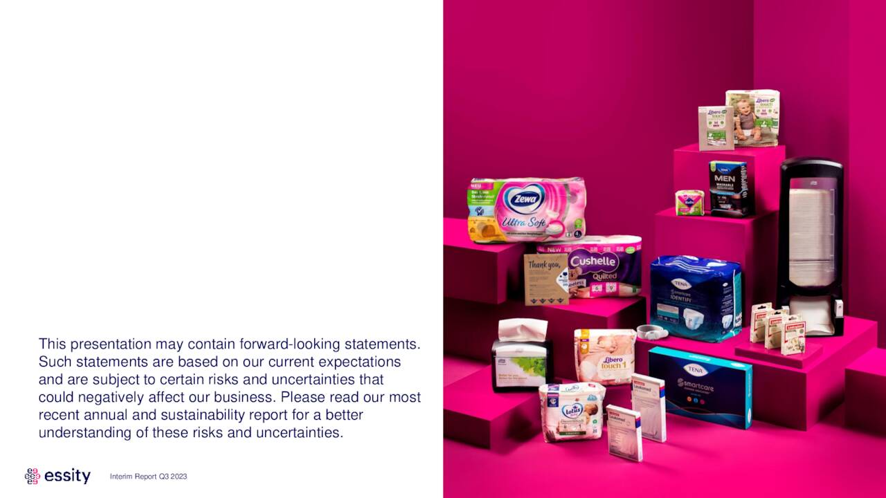 Essity AB (publ) 2023 Q3 - Results - Earnings Call Presentation ...