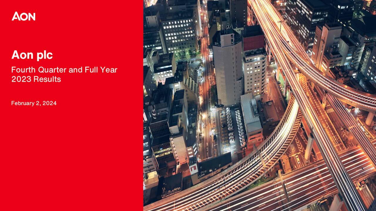 Aon plc 2023 Q4 - Results - Earnings Call Presentation (NYSE:AON ...