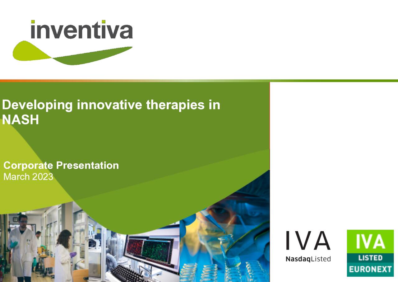 Inventiva (IVA) Investor Presentation - Slideshow (NASDAQ:IVA) | Seeking Alpha