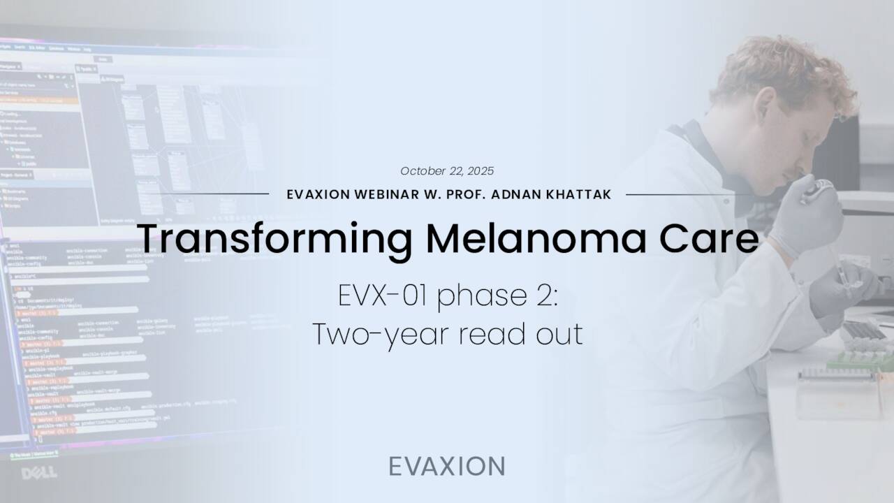 Evaxion A/S (EVAX) Discusses 2-Year Phase II Data and AI Immunology ...
