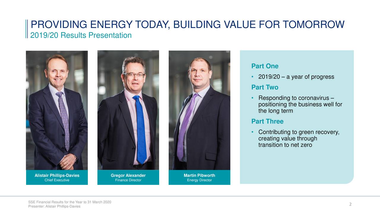 SSE plc 2020 Q4 - Results - Earnings Call Presentation (OTCMKTS:SSEZF ...