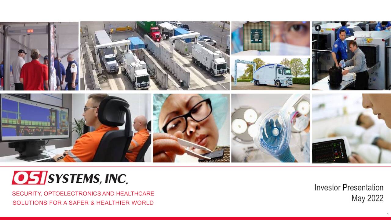 OSI Systems (OSIS) Investor Presentation - Slideshow (NASDAQ:OSIS ...