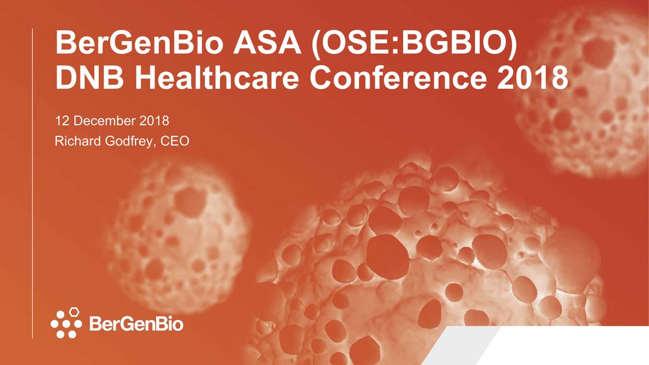BergenBio (BRRGF) Presents At DNB's 9th Annual DNB Nordic Healthcare ...