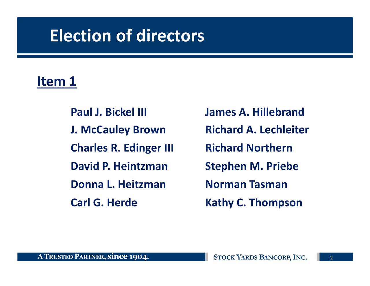 Stock Yards Bancorp (SYBT) Investor Presentation - Slideshow (NASDAQ ...