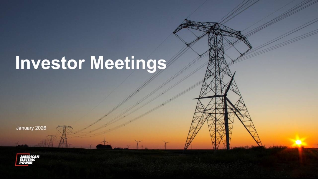 American Electric Power Company, Inc. (AEP) Presents at 12th Annual ...