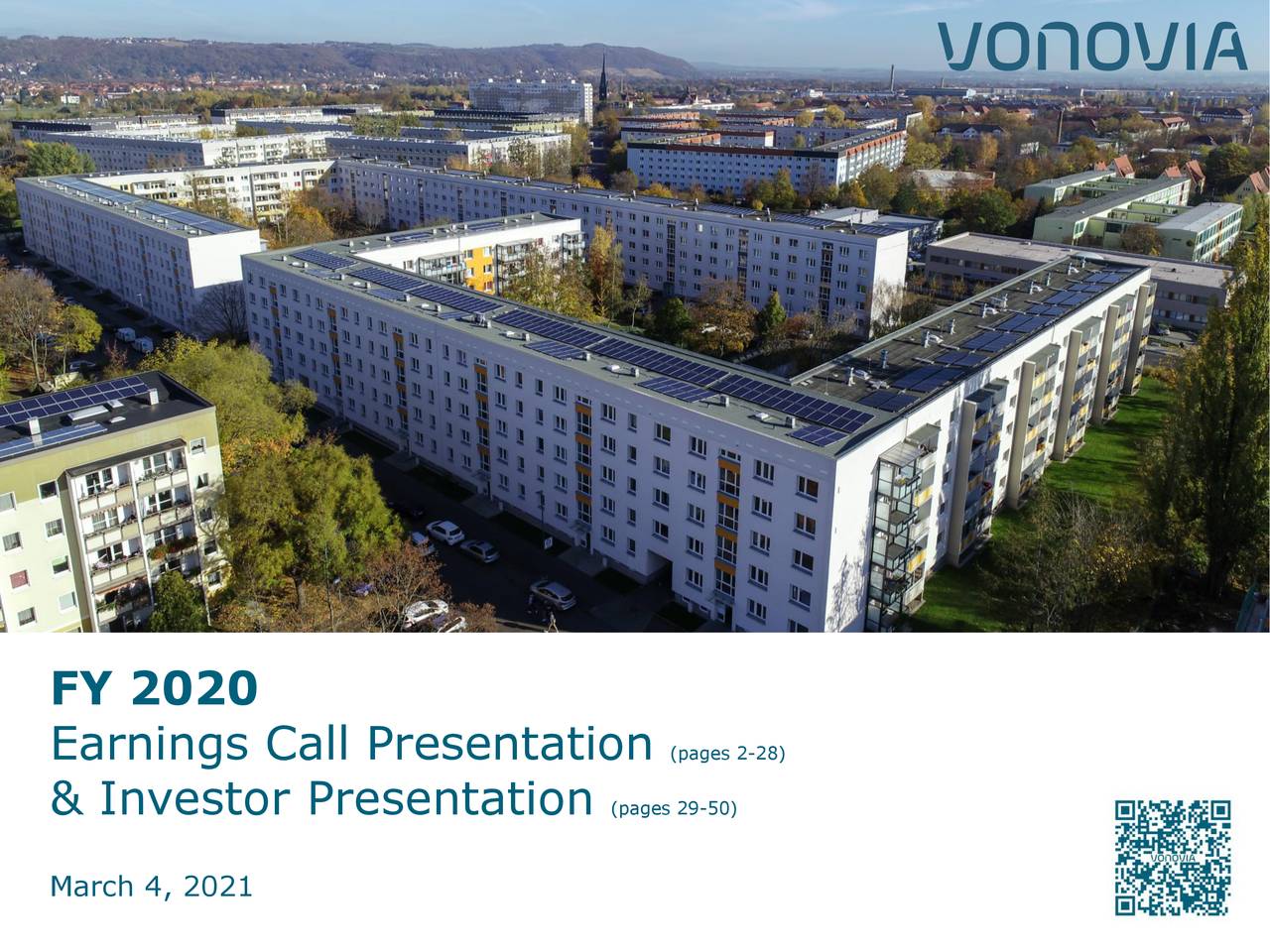 Vonovia SE 2020 Q4 - Results - Earnings Call Presentation (OTCMKTS:VNNVF) | Seeking Alpha